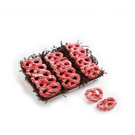 Chocolate Covered Red Velvet Pretzels