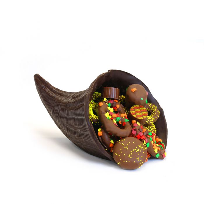 candy filled cornucopia